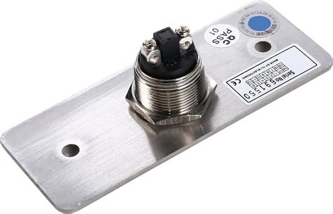 UHPPOTE Momentary Push To Exit Button Switch NO COM Output Stainless Steel Panel For Access