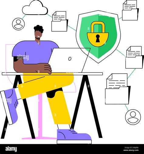 Data Access Isolated Cartoon Vector Illustrations Stock Vector Image And Art Alamy