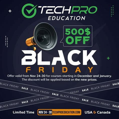 Techpro Education On Linkedin Blackfridaydeals Techeducation