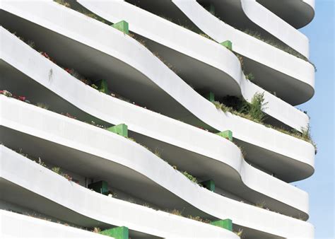 Ecdm Architectes Extends Parisian Apartments With Wavy Balconies