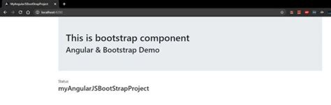 Integration Of Bootstrap With Angularjs Project Shdhumale