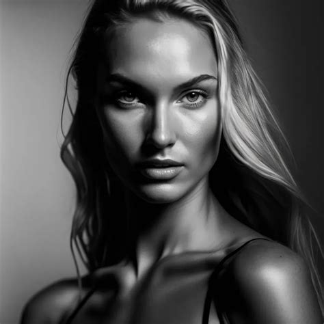 Stunning Black And White Supermodels Midjourney Prompt Promptbase