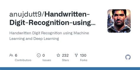 Github Anujdutt Handwritten Digit Recognition Using Deep Learning