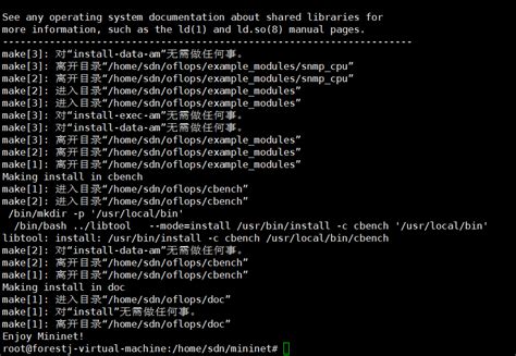 SDN实验 Mininet 源码安装和可视化拓扑工具 forestj 博客园