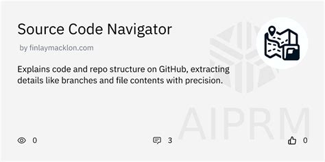 Gpt Source Code Navigator By Aiprm For Chatgpt
