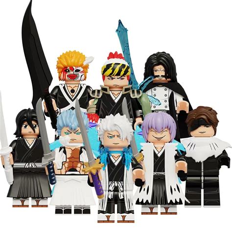 Anime Mini Figure Kurosaki Ichigo Hitsugaya Toushirou Aizen Sousuke Ichimaru Gin Aizen Sousuke
