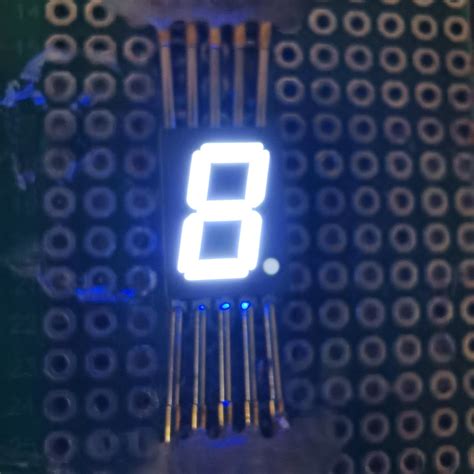 Ultra Thin Bright White Single Digit 7segment SMD LED Display 7segment LED Display And Segment