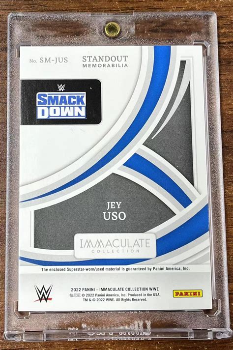 2022 Panini Immaculate Collection Jey Uso Imm系列 Wwe 杰 乌索 7899编 Standout 小窗物料切割 卡淘