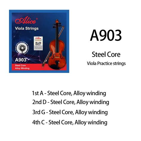 Alice Viola Strings 5 Setspack For Practice Steel Vicedeal