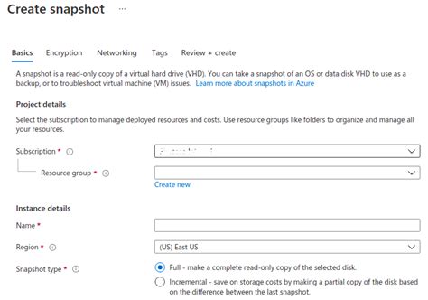 how to take a snapshot of a disk in microsoft azure hackerxone