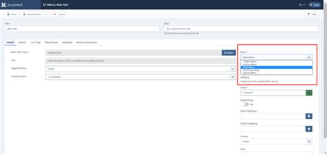 how to add and remove menu items in joomla 4 0 inmotion hosting