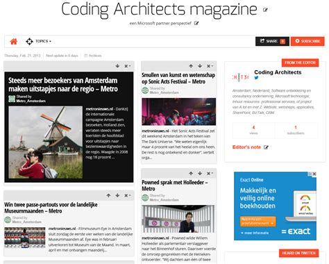Coding Architects Magazine No1 Architect Magazine Microsoft Senses Coding Programming