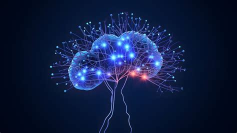 Futuristic Neural Pathways Nodes In Vivid Colors Stock Illustration Illustration Of Expression