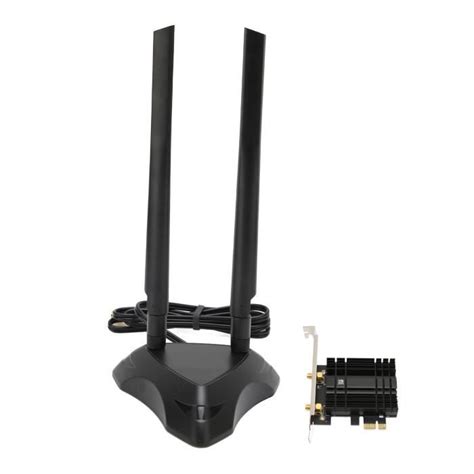 Hurrise Carte Wifi E Pcie Mbps Avec Bt Et Antenne Magn Tique Dbi Cdiscount Informatique