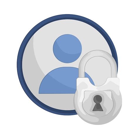 Premium Vector User Lock