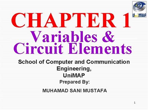 Chapter 1 Variables Circuit Elements School Of Computer