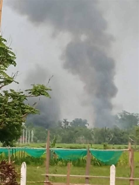 မတ္တရာ၊ ငါးလုံးပြွန်ရွာကို စစ်တပ် မီးရှို့မှု နေအိမ် ၁၁ လုံးပြာကျပြီး ပြည်သူ ၁ ဦးကို ဖမ်းဆီးထား