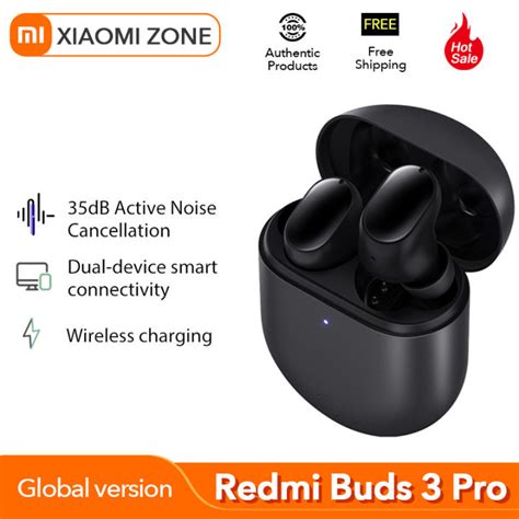 Global Version Xiaomi Redmi Buds Pro TWS Bluetooth Earphones Wireless Headphones DB ANC Dual