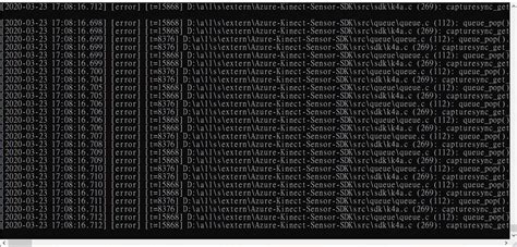Kinect Doesnt Work After Operating For A Period Of Time · Issue 1265 · Microsoftazure Kinect