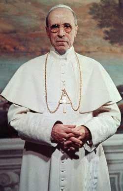Pope Pius Xii Before The Vatican Ii Of The Catholic Church When He