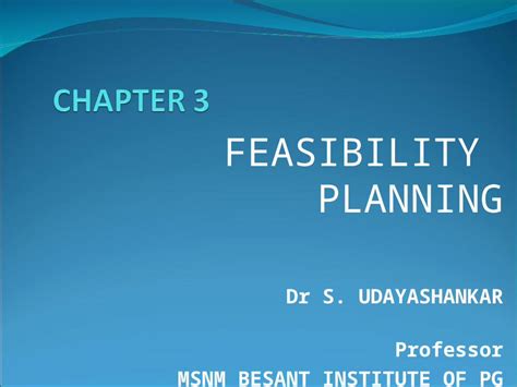 PPT Chapter Feasibility Planning DOKUMEN TIPS