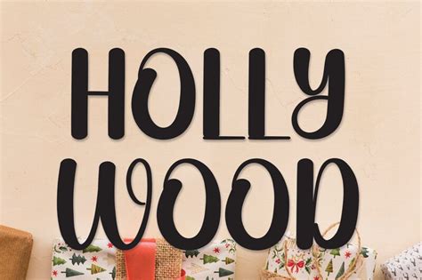 Holly Wood Font Fonts U Com