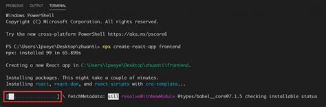 npm npx方式安装时长时间停留在fetchMetadata sill的解决办法 让编程变得更简单