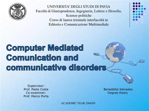 Ppt Computer Mediated Comunication And Communicative Disorders Powerpoint Presentation Id