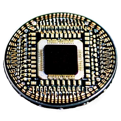 Download Microprocessor Cpu Closeup Png 23