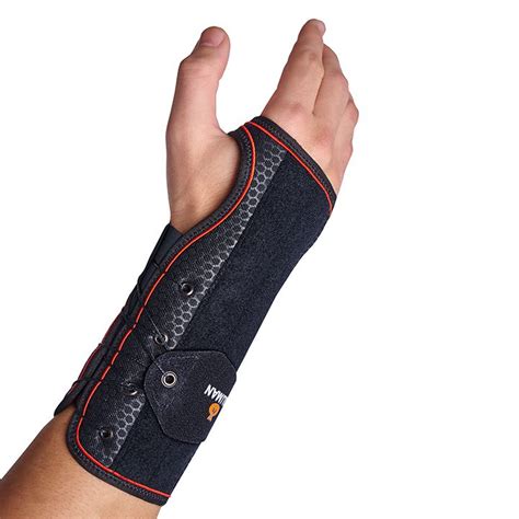 Fast Lacing Semi Rigid Wrist Support With Palmar
