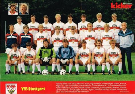 Vfb Stuttgart 1984 1985 Fútbol Chapas Retro