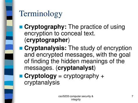 PPT Chapter 2 Basic Encryption And Decryption PowerPoint Presentation