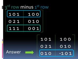 Inverse Matrix Part PPTX