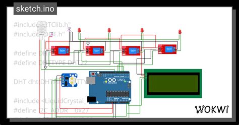 Smart Irrigation System Wokwi Esp32 Stm32 Arduino Simulator