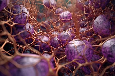 Premium Ai Image Science And Medicine Abstraction With Neurons Transmitting Synapse Signal