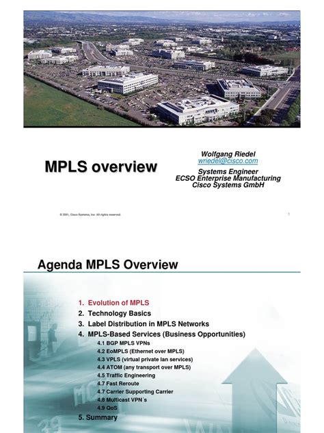 Cisco Mpls Overview Pdf Virtual Private Network Multiprotocol Label Switching