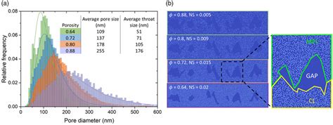 A Pore Size Distribution Of The Generated Mplcl Porous Structure With Download Scientific