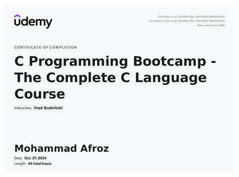 Programming Clanguage Coding Learningjourney Udemy