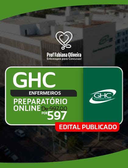 Curso Ghc Enfermeiros 2025 Fabiana Oliveira Concursos
