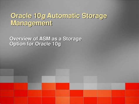 Ppt Oracle 10 G Automatic Storage Management Powerpoint Presentation Id6679391