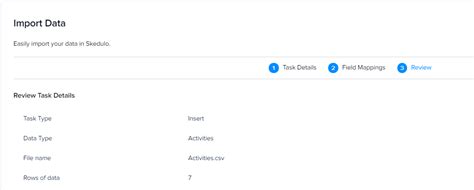 Object Import Order Skedulo Documentation