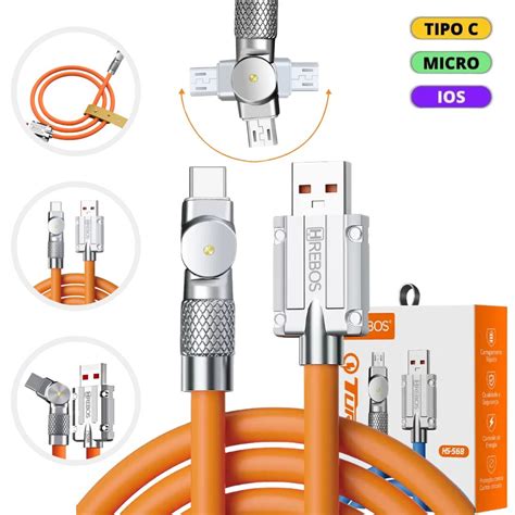 Cabo De Dados Turbo Armor Articulado M Usb Hrebos Hrebos