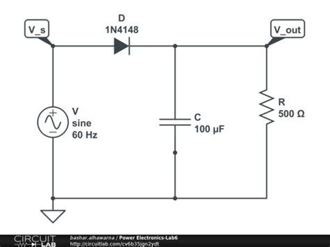 Power Electronics Lab6 CircuitLab
