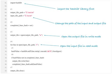 Python Tutorial To Remove Duplicate Lines From A Text File Codevscolor