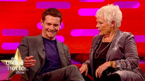 Jack Oconnells Bum Tattoo Shocks Dame Judi Dench The Graham Norton