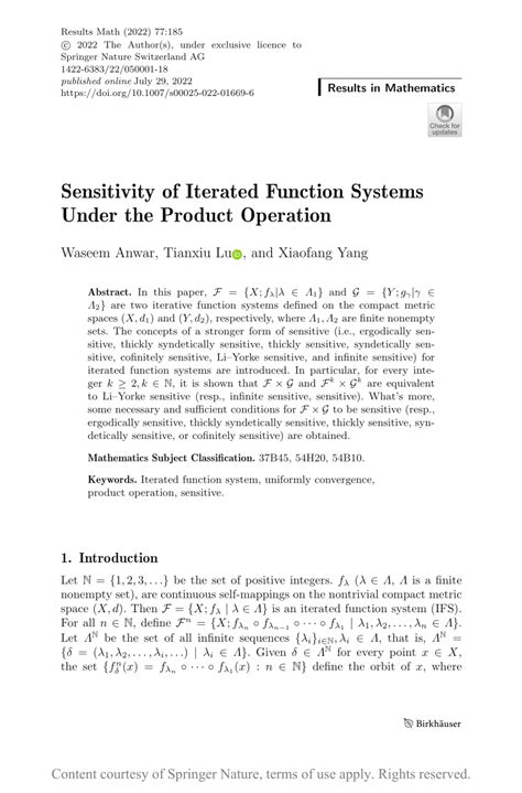 Sensitivity Of Iterated Function Systems Under The Product Operation