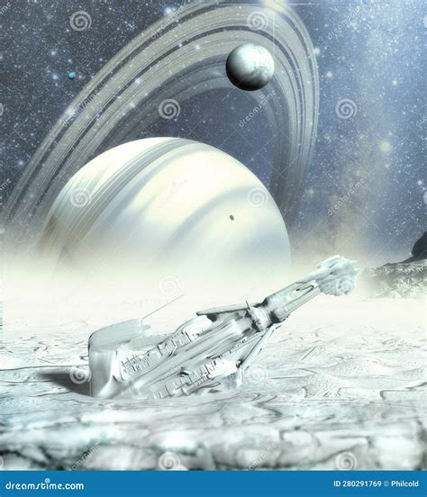 Crashed Astronaut Cartoon Vector 19131407