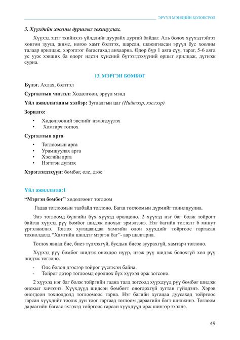 СӨБ ын сургалтын хөтөлбөрийг дэмжих Эрүүл мэндийн боловсролын хөтөлбөр Clone Purevsaikhan S