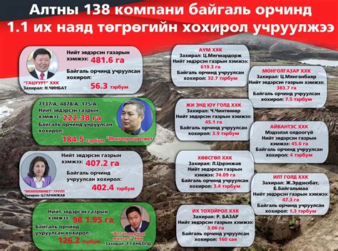 Алтны 138 компани байгаль орчинд 1 1 их наяд төгрөгийн хохирол учруулсан ч төр хохирлоо нөхөж