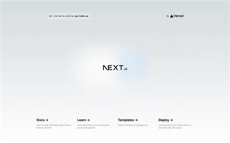 Nextjs Fastapi Starter
